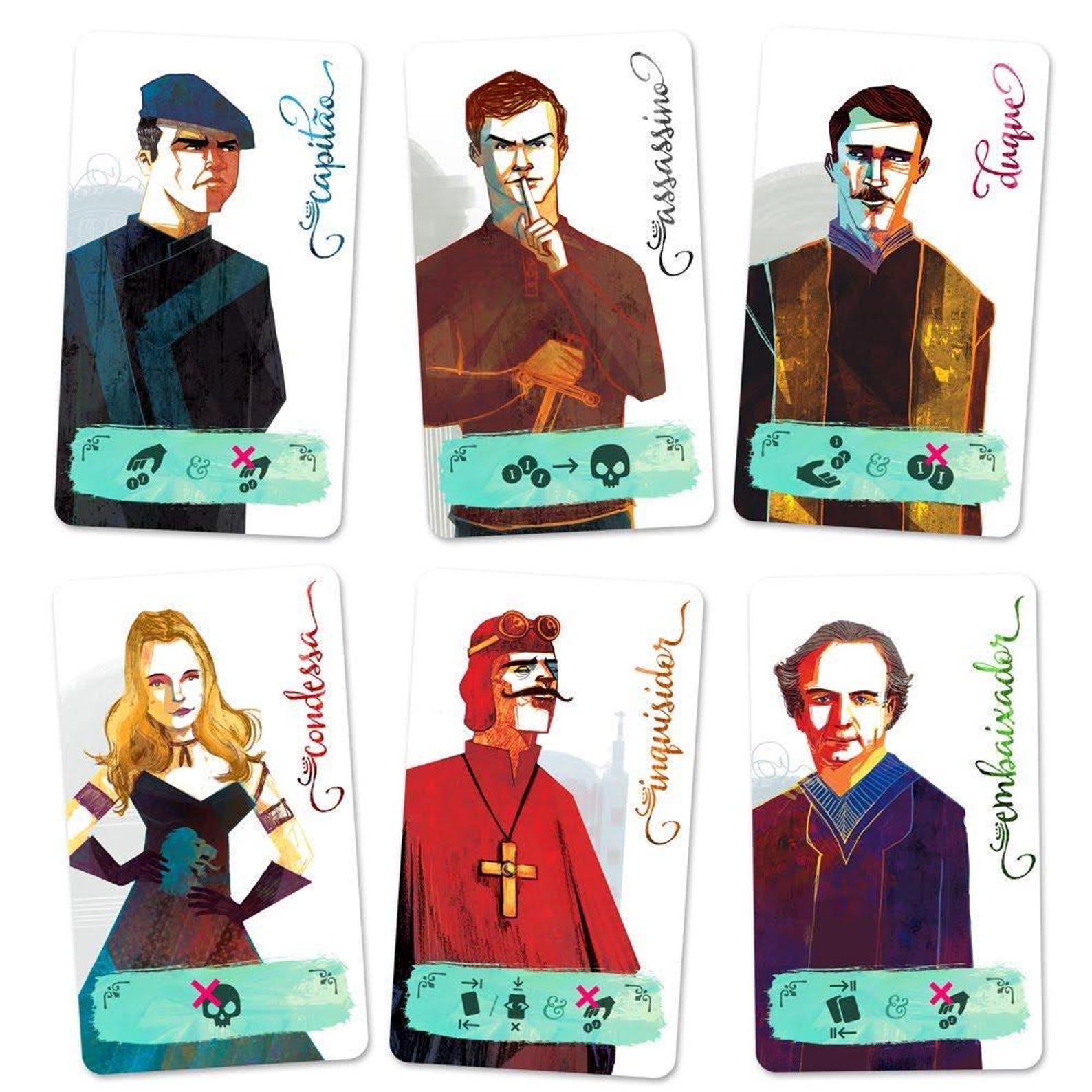 Coup Print and Play Game | Strategy Card Game PDF | Instant Download ...