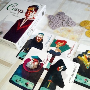 Coup Print and Play Game | Strategy Card Game PDF | Instant Download ...