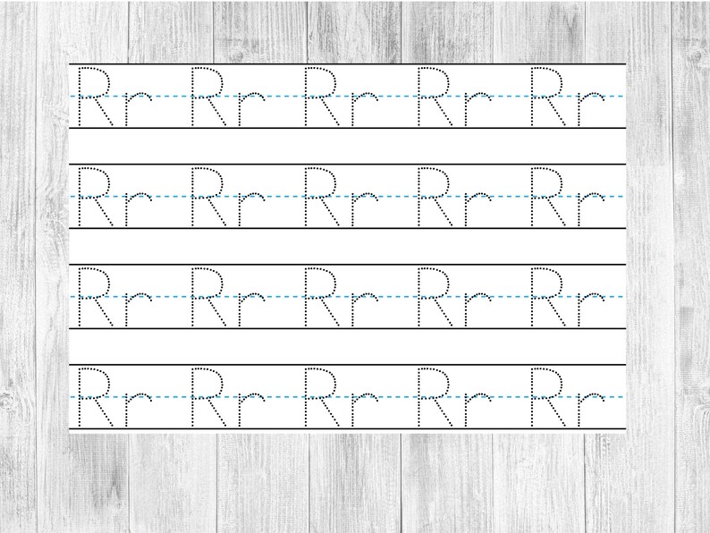 Alphabet Letters Tracing Page, Handwriting Practice, Preschool ...