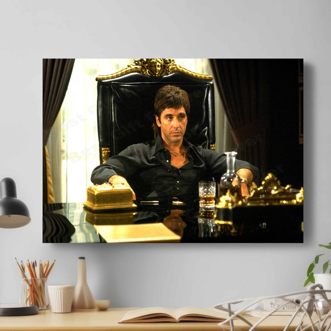 Scarface Tony Montana Al Pacino TV Movie Miami Drug Empire Drink Scotch ...
