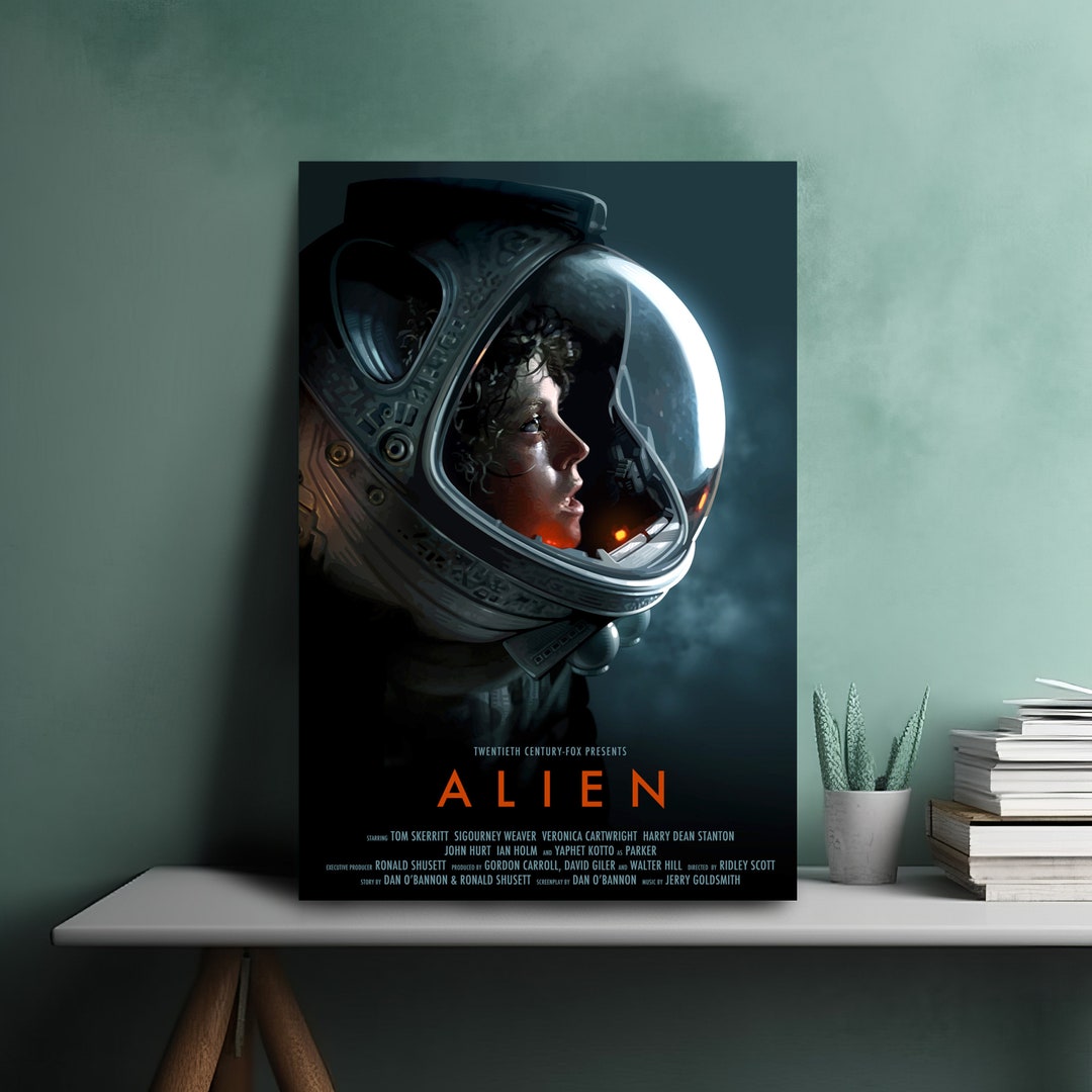 Alien Horror Movie Iconic Art Print Canvas Modern Wall Art Best Gift ...