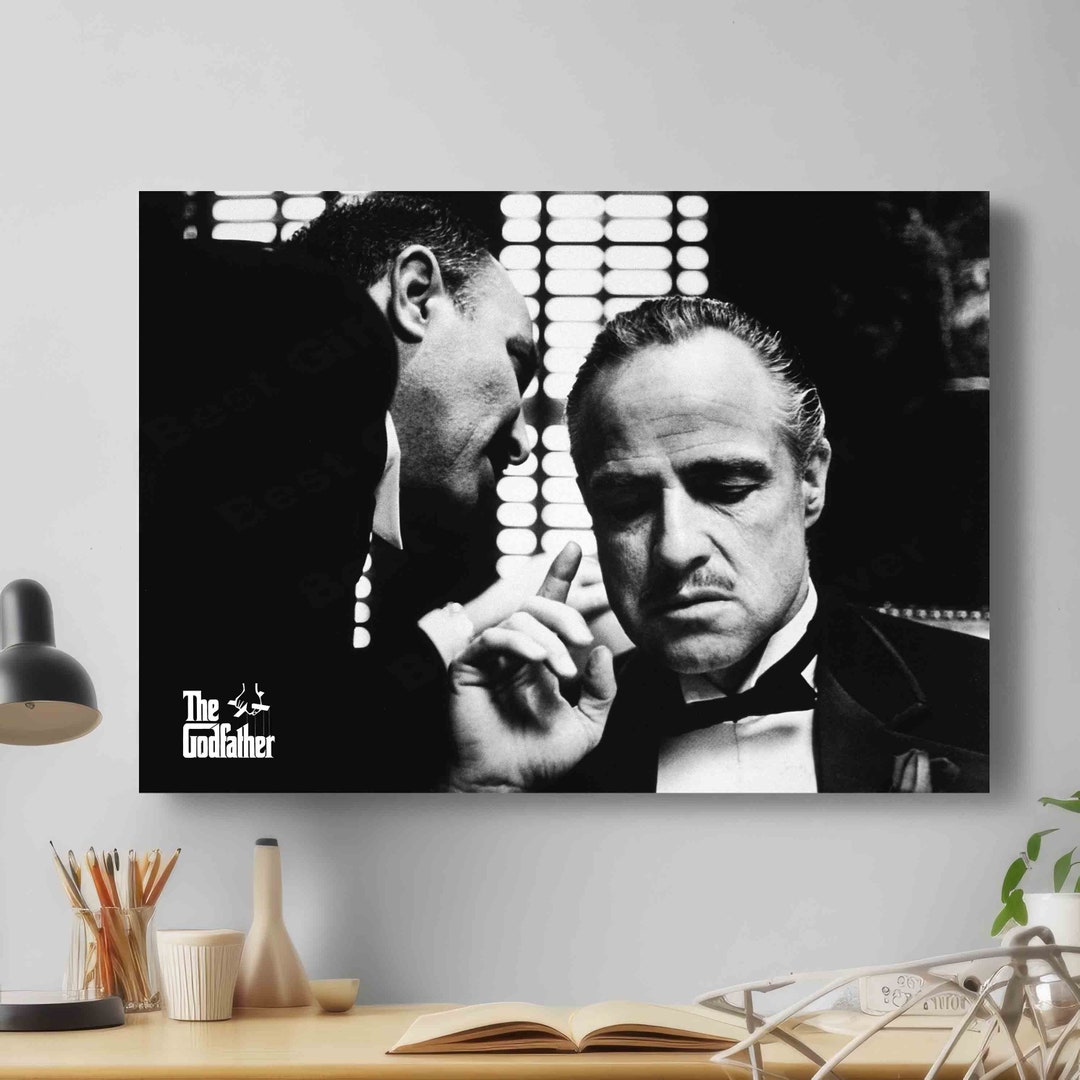 Godfather Don Vito Corleone Film Movie Marlon Brando Poster Fine Art ...