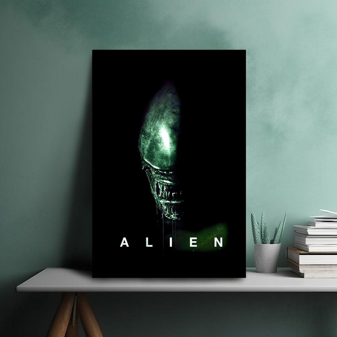 Alien Horror Movie Iconic Art Print Canvas Modern Wall Art Best Gift ...