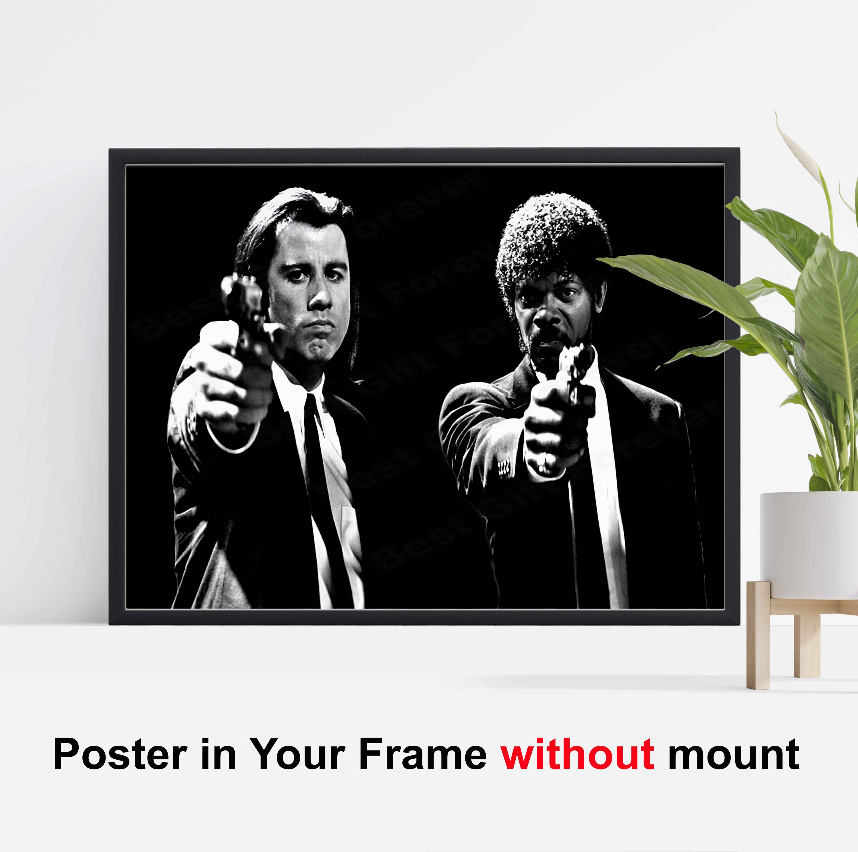 Pulp Fiction Movie Film Gangster Gun Bruce Willis Samuel L. - Etsy