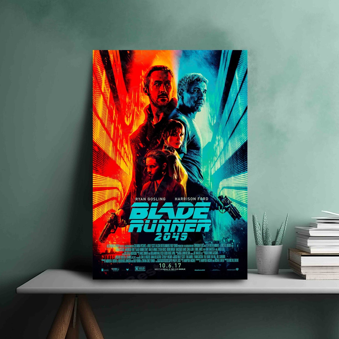 Blade Runner Movie Harrison Ford Ryan Gosling Japanese Girl Iconic Art ...