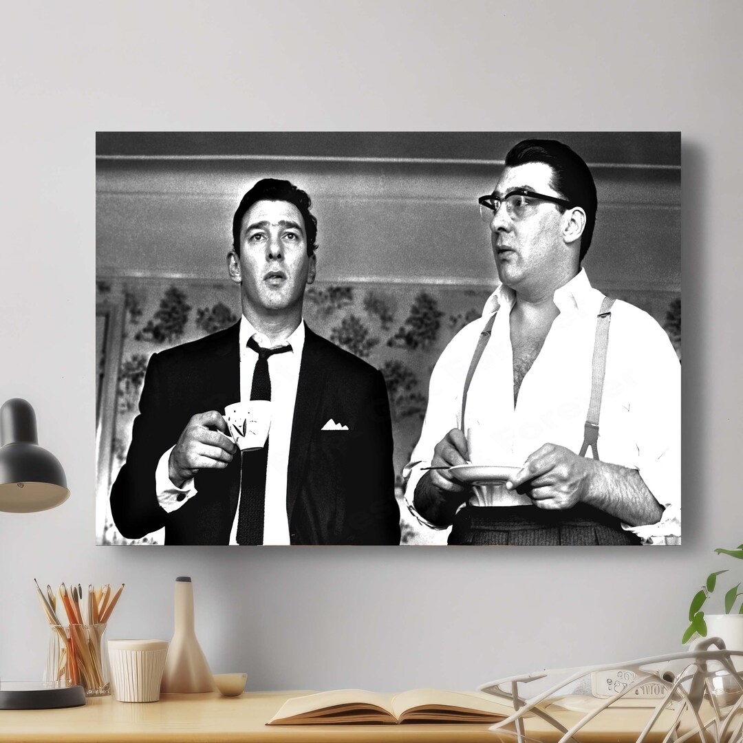The Kray Twins London Drug Gangsters Brothers Vintage Art Poster Print ...