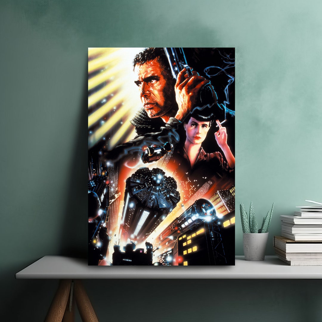 Blade Runner Art Print: Harrison Ford Movie Poster, Modern Wall Art ...