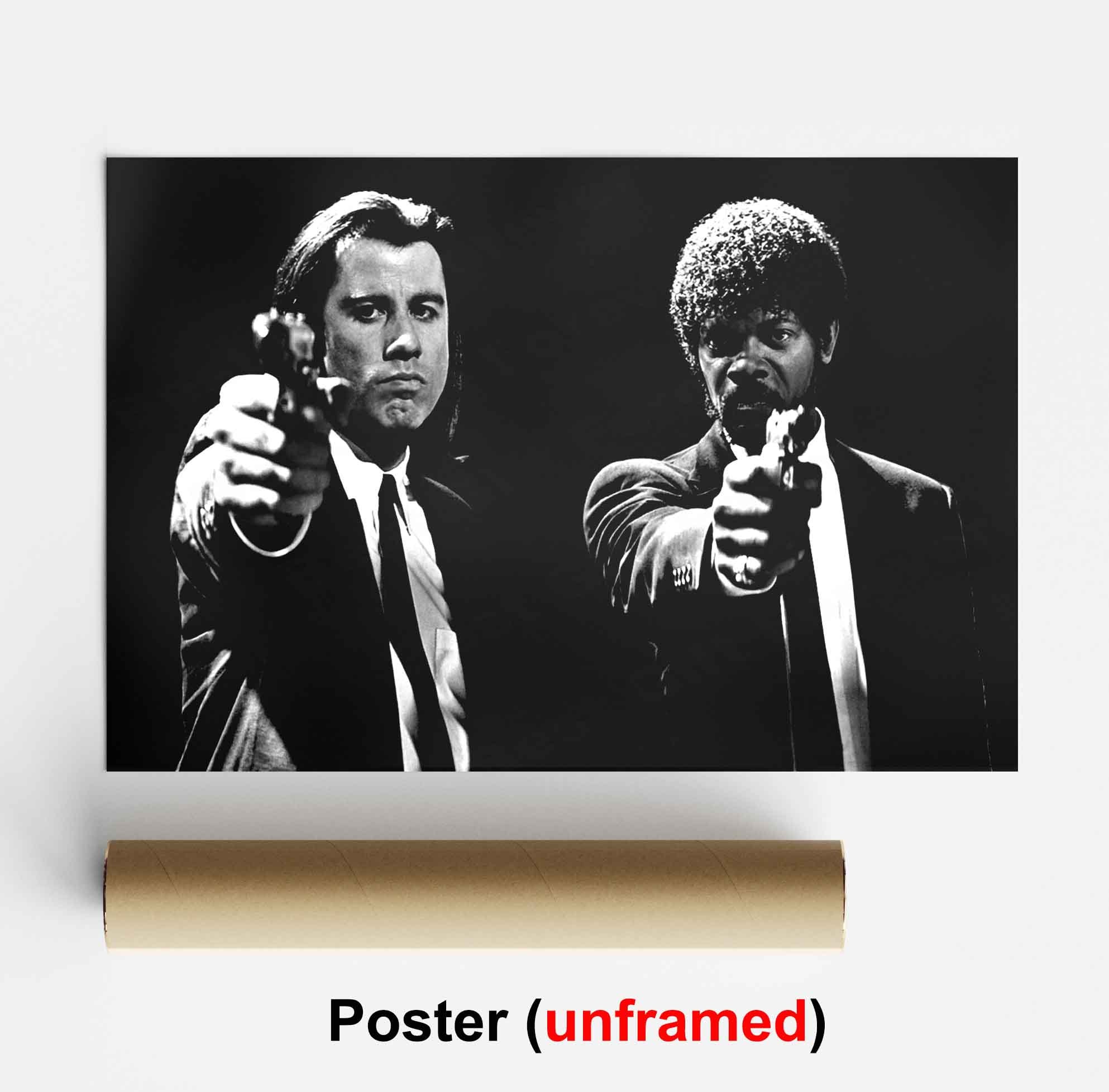 Pulp Fiction Movie Film Gangster Gun Bruce Willis Samuel L. - Etsy