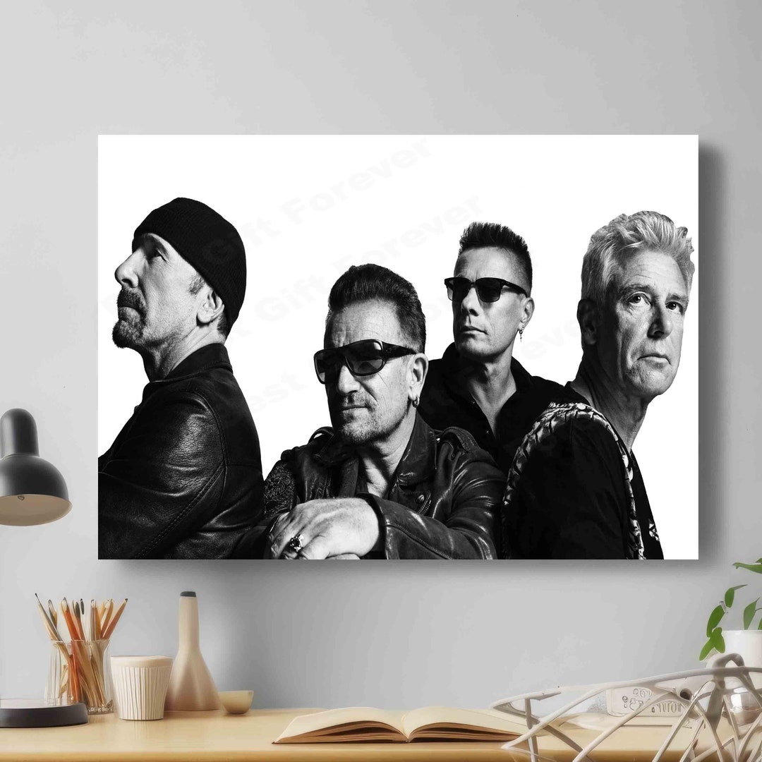 U2 Band Bono Music Album Cover Vintage Modern Pop Art Poster - Etsy
