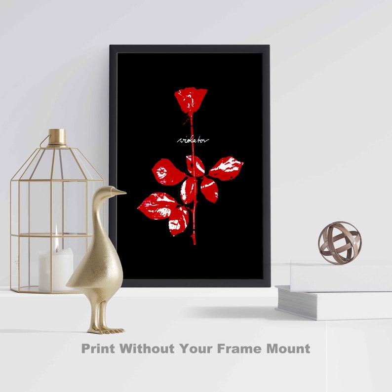 Depeche Mode Violator Album Cover Art Print: Modern Wall Decor - Etsy
