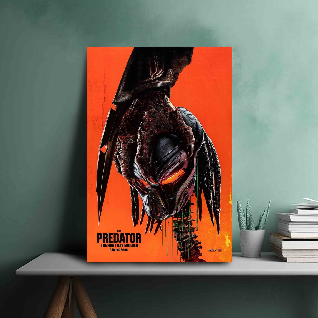 Predator Evolved Science Fiction Action Film Movie Alien Poster Vintage ...