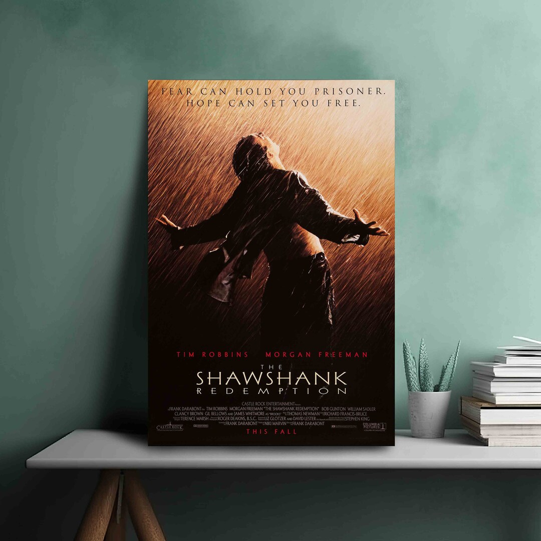 Shawshank Redemption Film Movie Prison Drama Stephen King Vintage Art ...