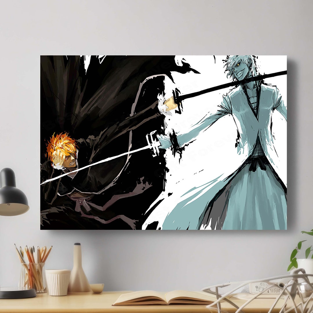 BLEACH Anime Japanese Manga Art Poster Print Canvas Best Gift for His ...