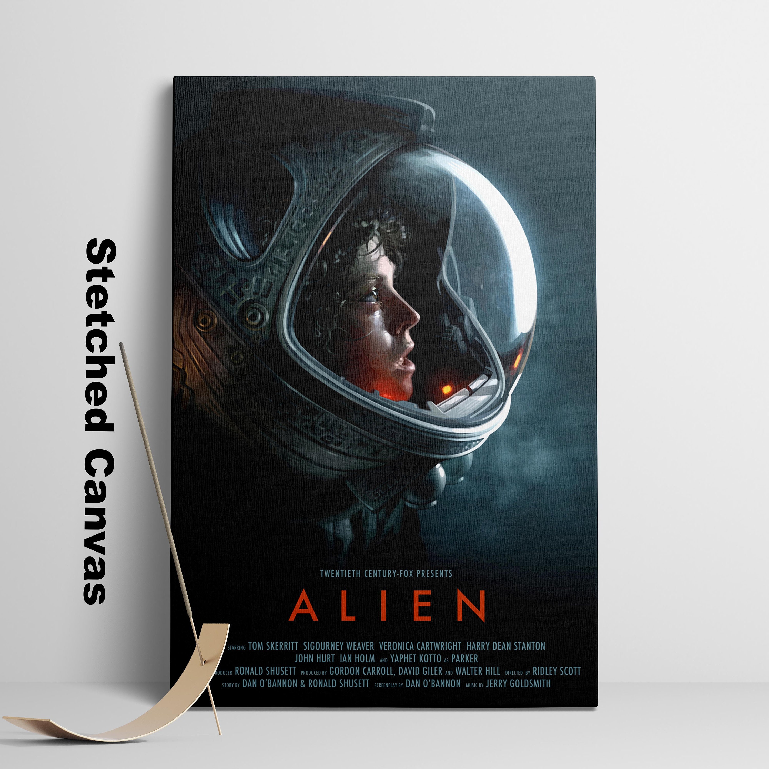 Alien Horror Movie Iconic Art Print Canvas Modern Wall Art - Etsy