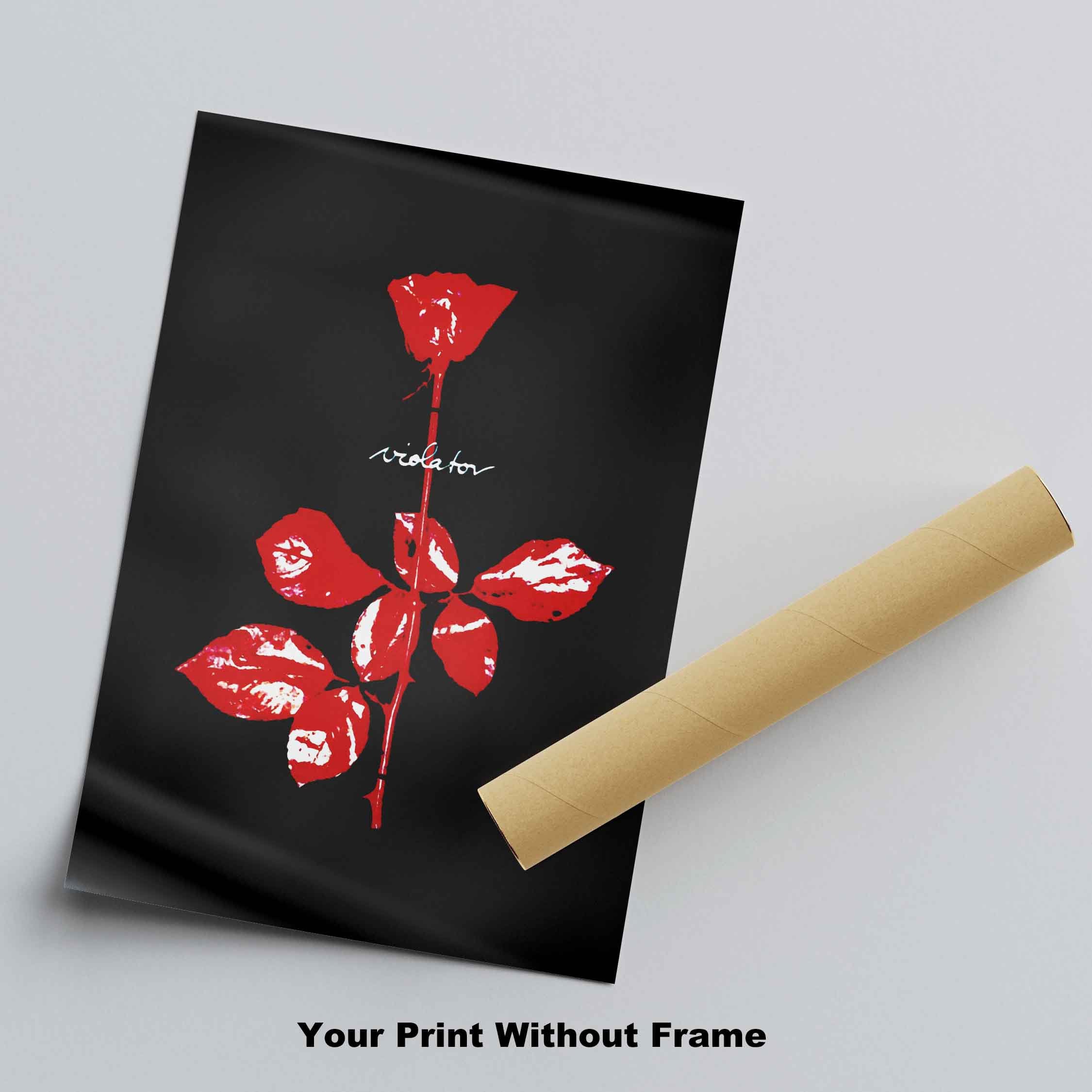 Depeche Mode Violator Album Cover Art Print: Modern Wall Decor - Etsy