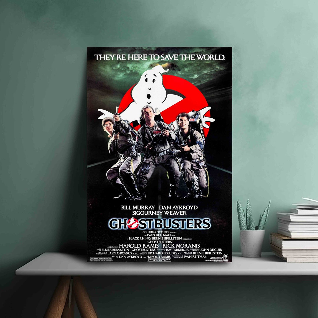 Ghostbusters 1984 Film Movie New York City Ghost Vintage Comedy Art ...
