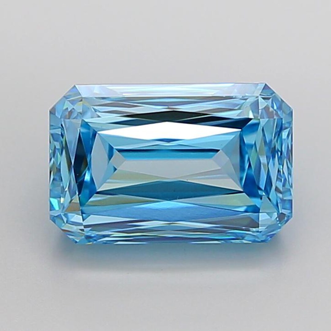 Criss Cut 5.00ct Fancy Vivid Blue Lab Grown Diamond – VS1, IGI ...