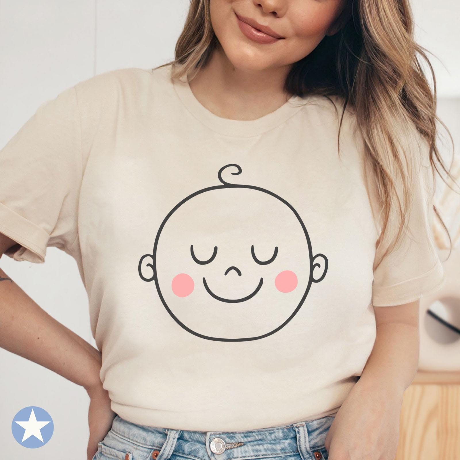 Baby Face Svg, Baby Svg, Cute Baby Face Svg, Baby Smile Svg, Newborn ...