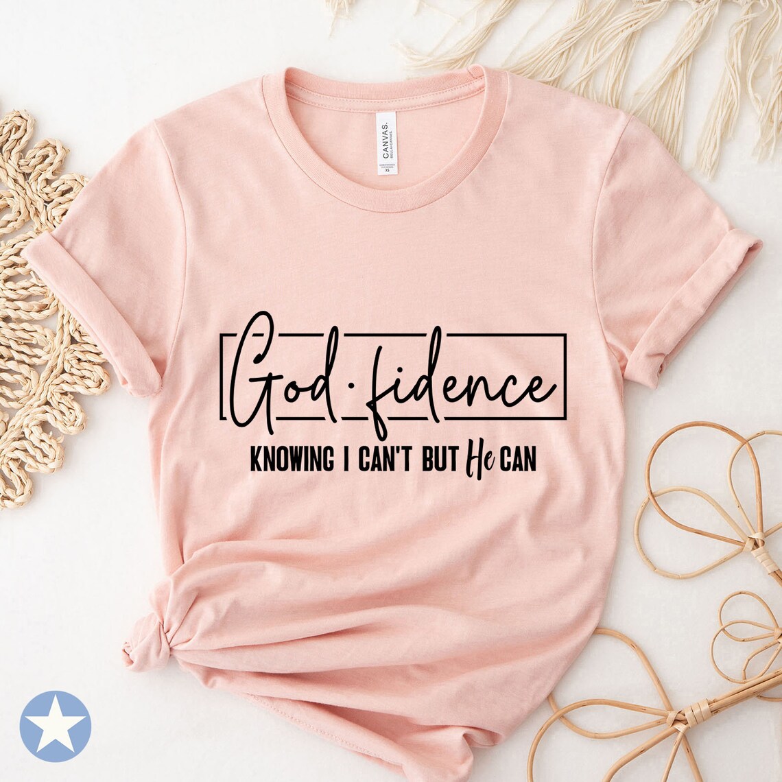 Godfidence Knowing I Can't but He Can Svg, Godfidence Svg, God Svg ...