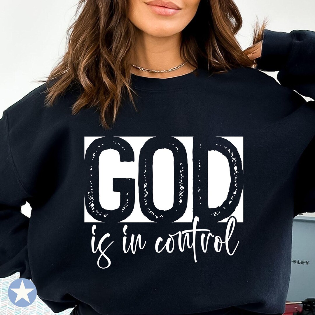God is in Control White Svg, Christian Svg, God Svg, Jesus Svg, Bible ...