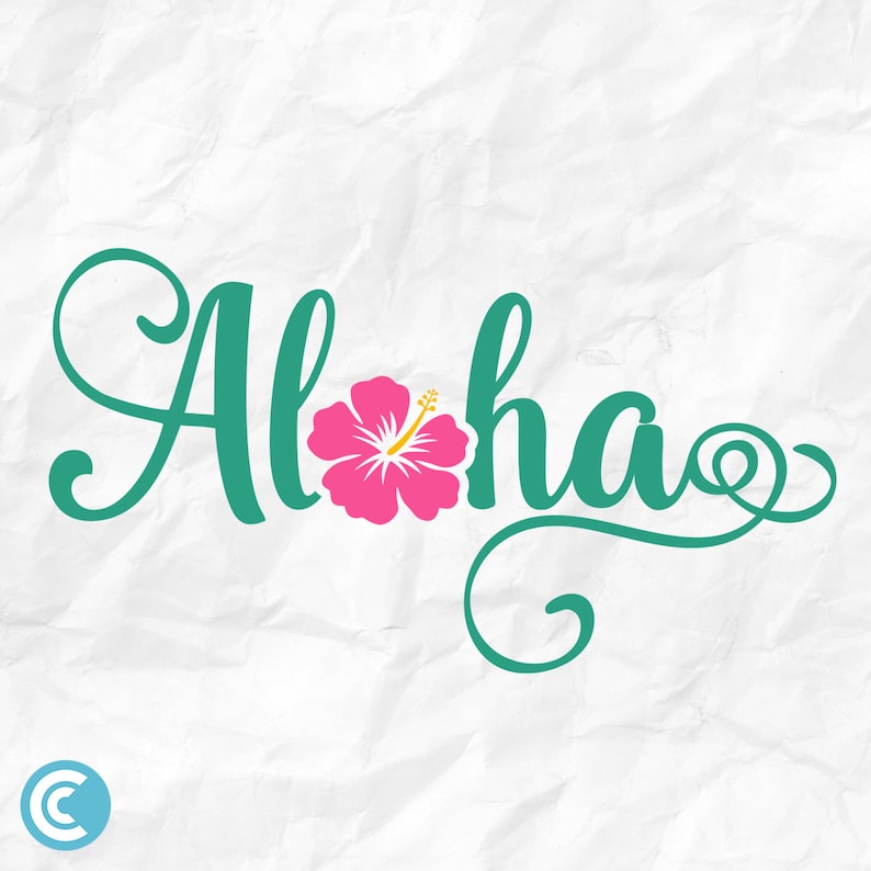 Aloha Svg, Hibiscus Svg, Summer Svg, Summer Shirt Svg, Vacation Svg ...