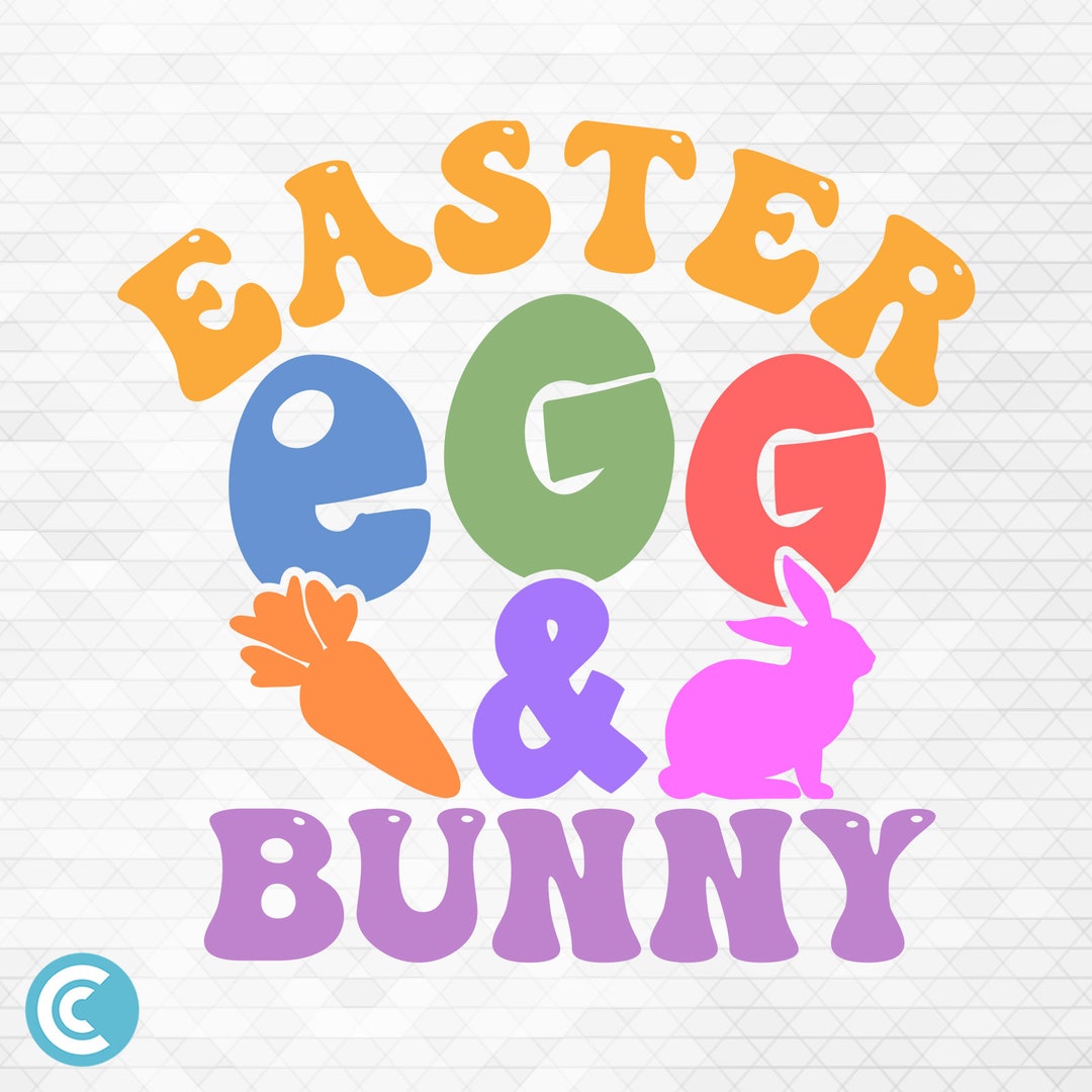 Osterei und Hase SVG, Ostersvg, Osterei SVG, Hase SVG, Frühlingssvg ...