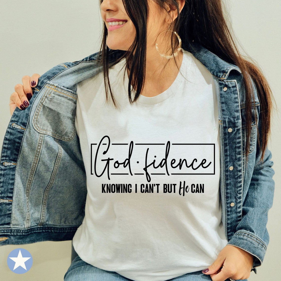 Godfidence Knowing I Can't but He Can Svg, Godfidence Svg, God Svg ...