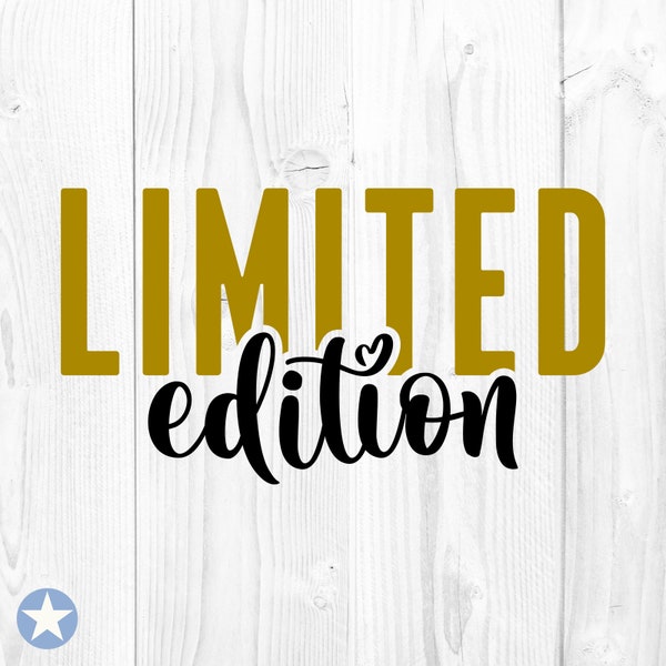 Limited Edition Svg - Etsy
