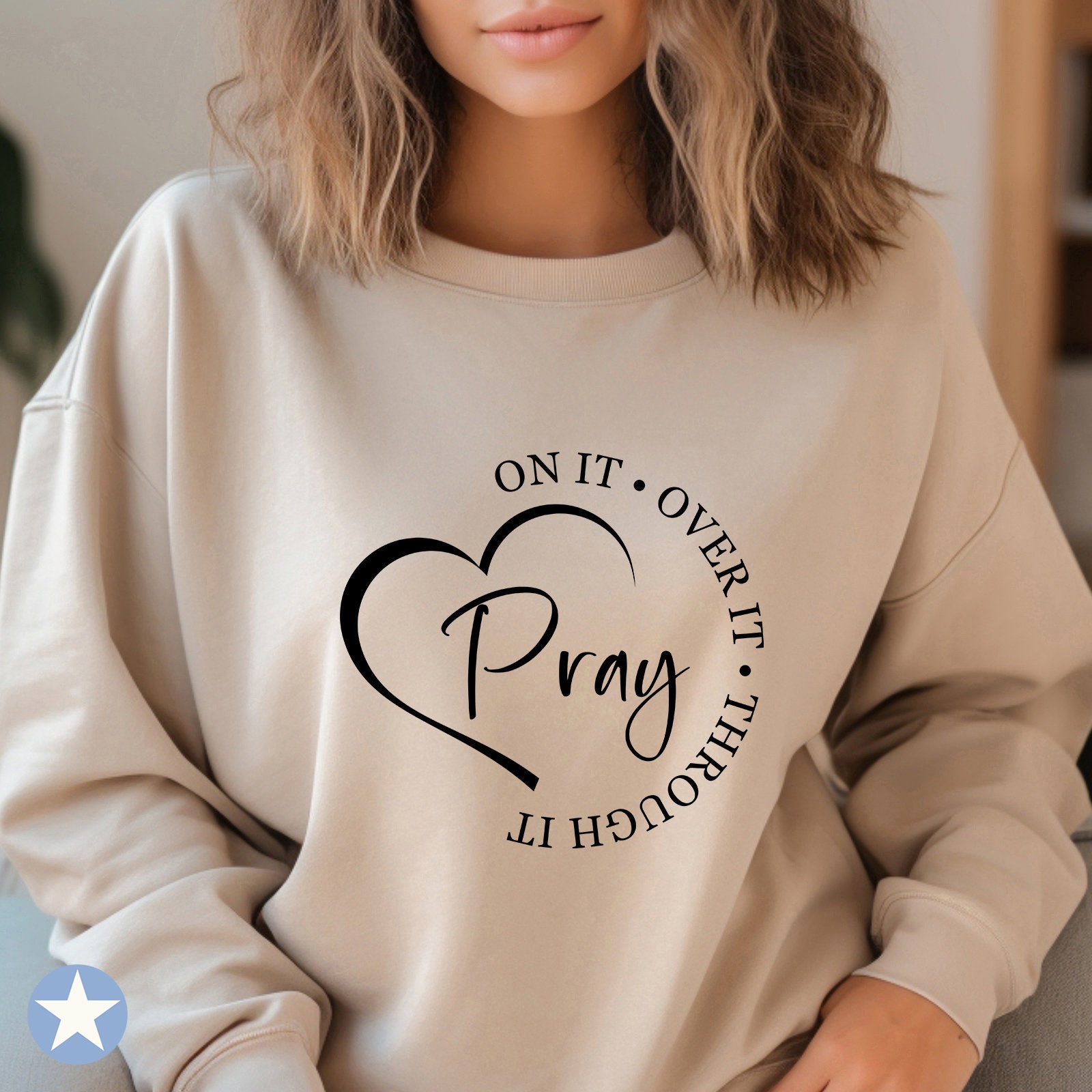 Pray on It Pray Over It Pray Through It Svg, Prayer Svg, Pray Svg ...