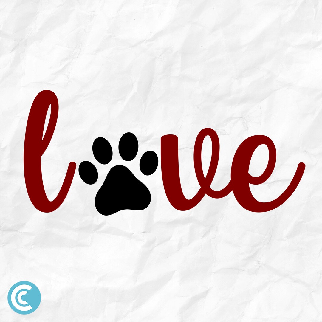 Love Dog Cat Svg Love Dog Svg Love Cat Svg Dog Lovers Svg - Etsy