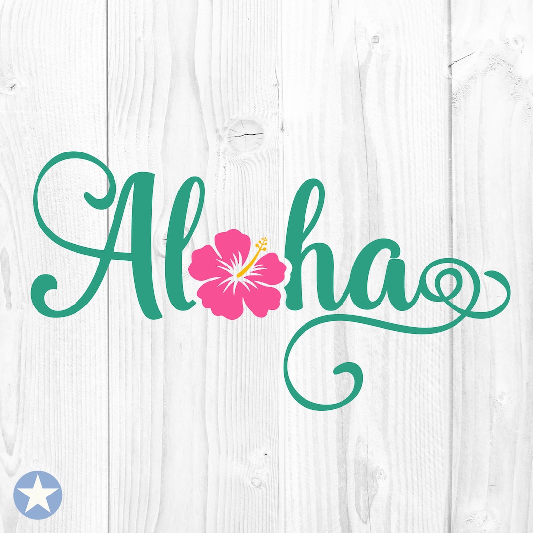 Aloha Svg, Hibiscus Svg, Summer Svg, Summer Shirt Svg, Vacation Svg ...