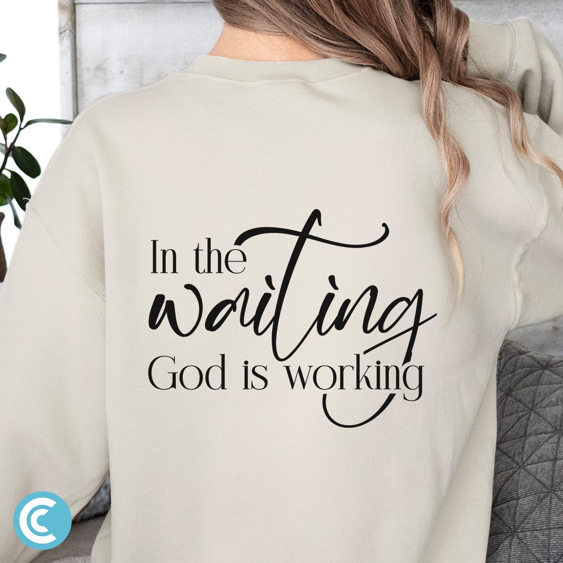 In the Waiting God is Working Svg, God Svg, Jesus Svg, Christian Svg ...