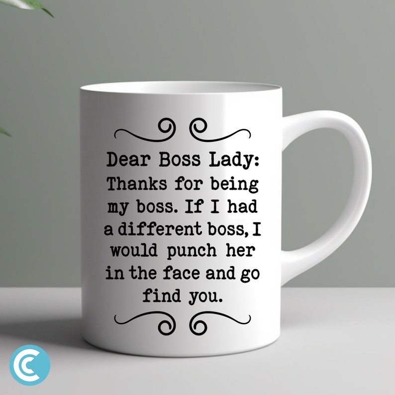 Dear Boss Lady Svg, Thanks for Being My Boss Svg, Boss Lady Svg, Boss ...