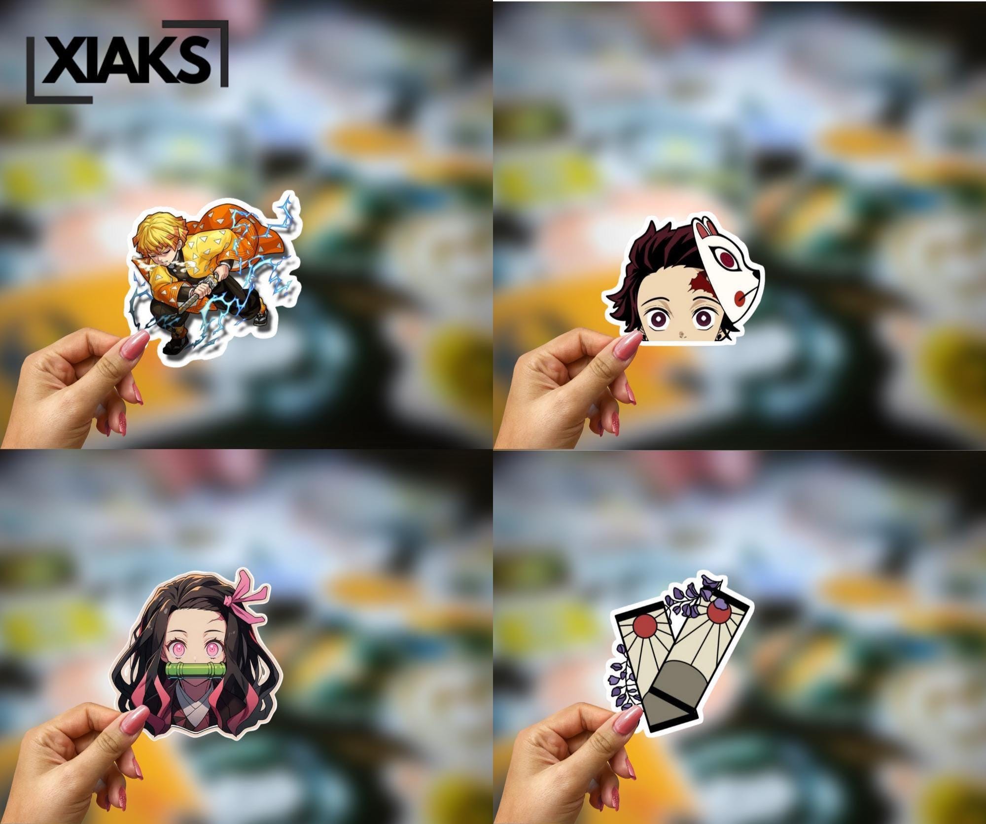 70 Demon Slayer Stickers | Digital PNG & SVG Files for Cricut and ...