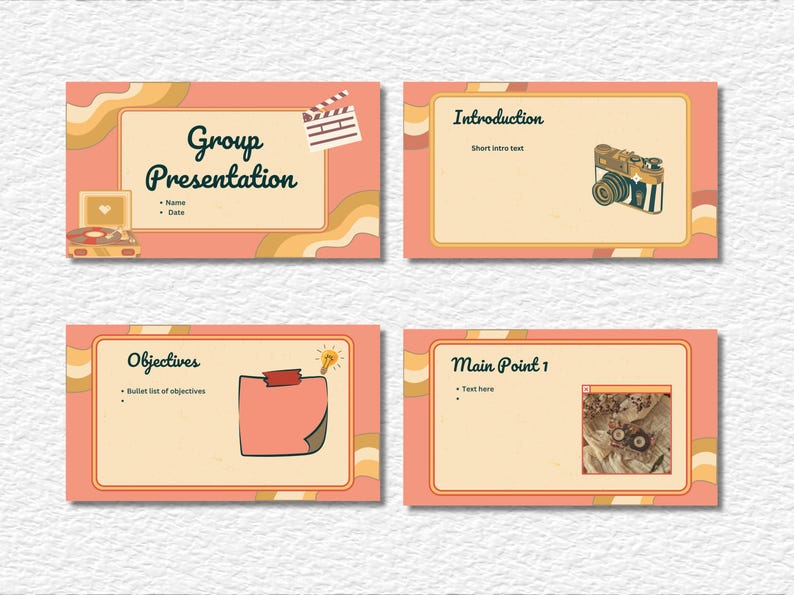 Nostalgia Vibes – Retro Canva Presentation Template | 10 Editable ...