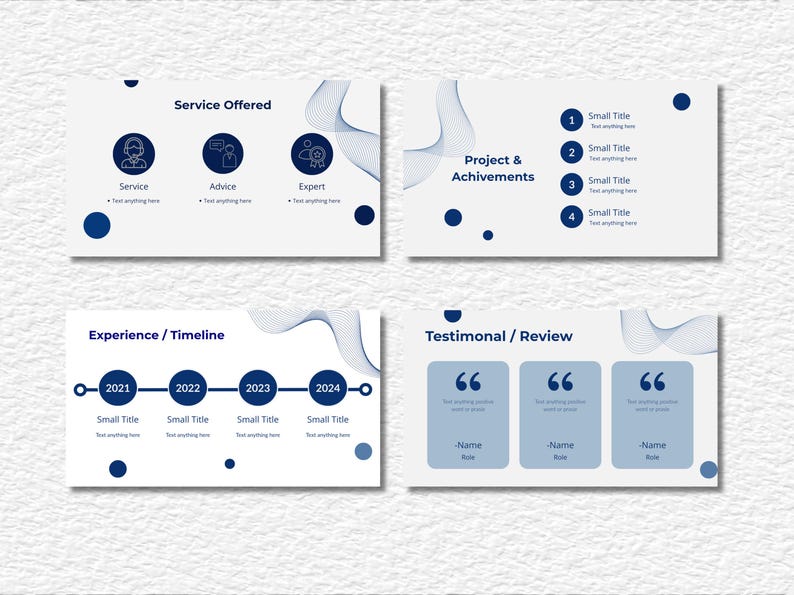 Bluewave Business – Professional Canva Presentation Template | 10 ...