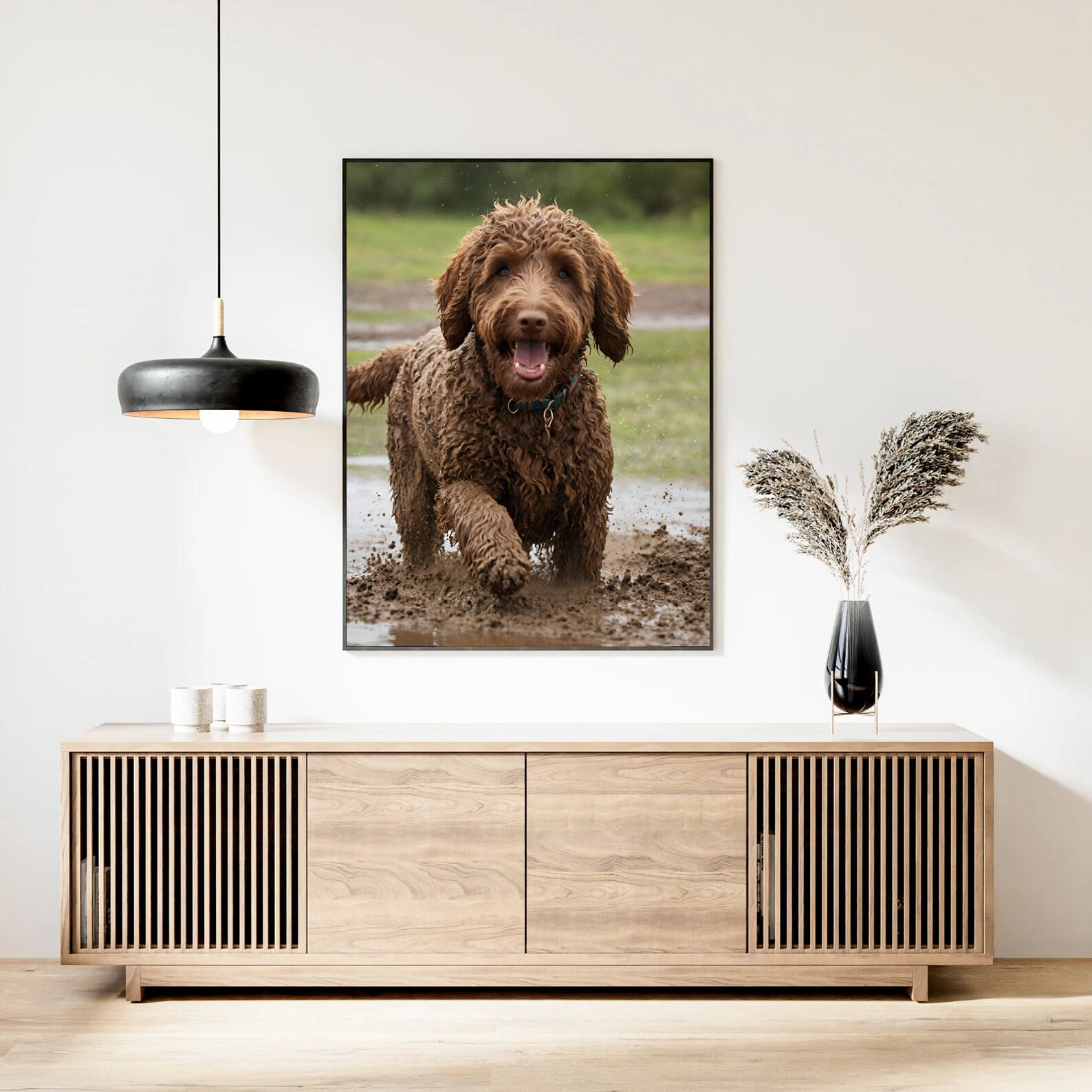 Labradoodle Dog Wall Art Combo, Dog Wall Art Prints, Mother's Day Gift ...