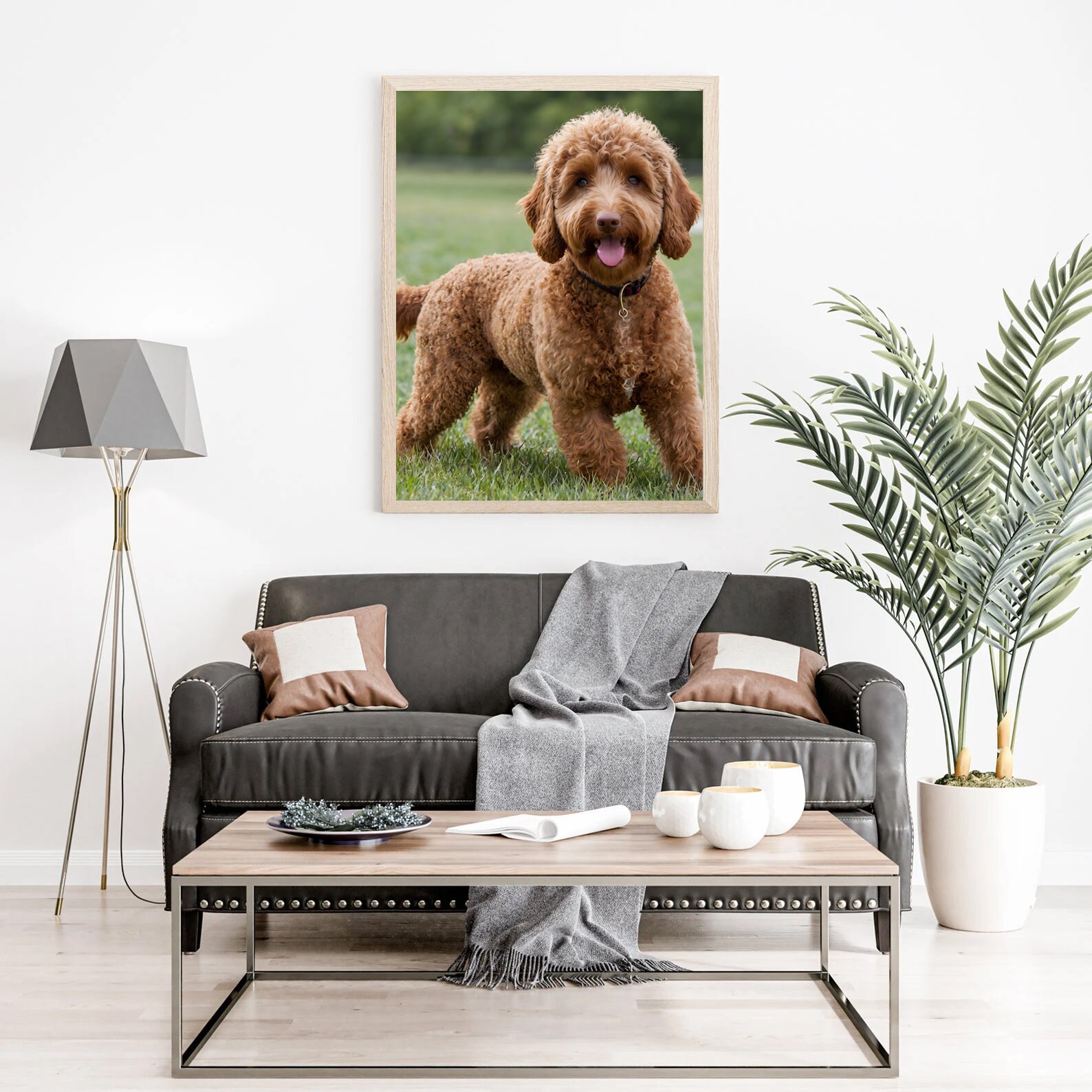 Labradoodle Dog Wall Art Combo, Dog Wall Art Prints, Mother's Day Gift ...