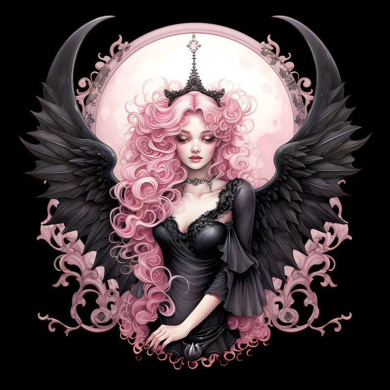 Pink-pastel-goth-fairy - Etsy