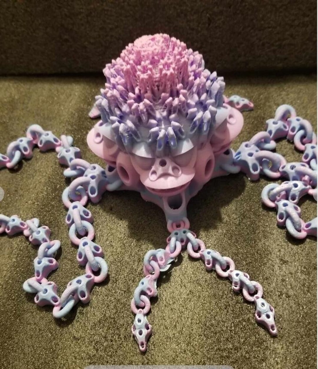 3D Printed Articulated Monkey Squid Dragon mystery Colors - Etsy