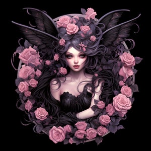 Pink-pastel-goth-fairy - Etsy