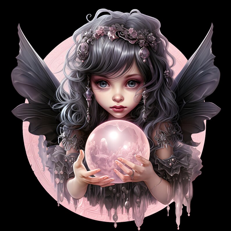 Pink-pastel-goth-fairy - Etsy