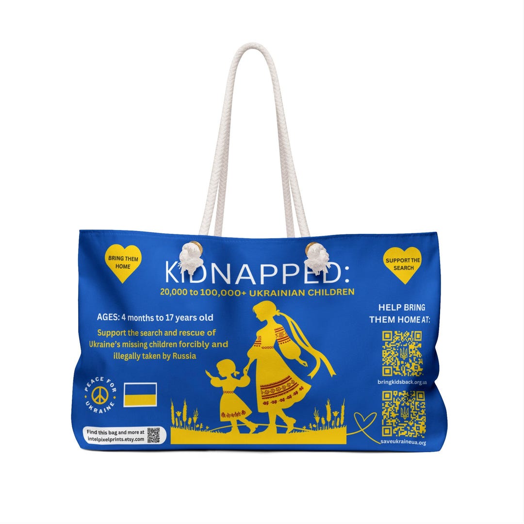 Ukrainian Heritage Tote Bag | Raise Awareness for Ukraine's Stolen ...
