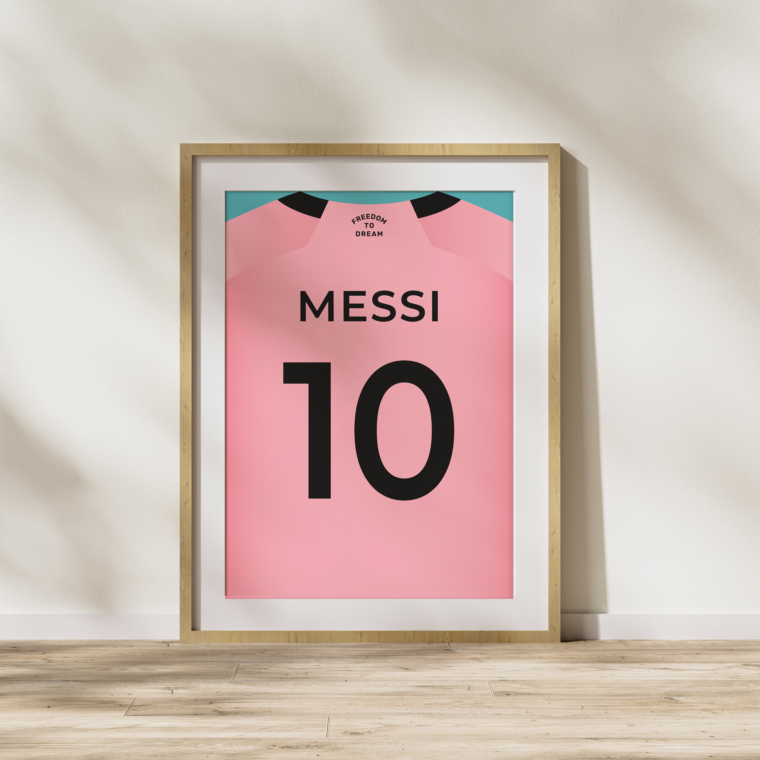 Messi Soccer Art Prints: Kids Bedroom Football Decor (digital Download ...