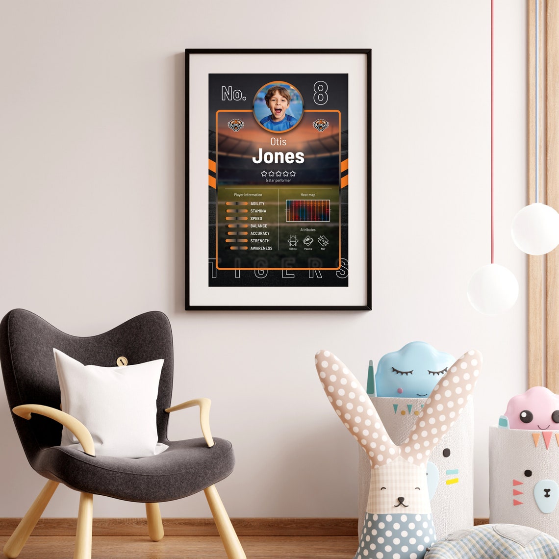 Custom Wests Tigers Player Info Poster: NRL Fan Art (digital Printable ...