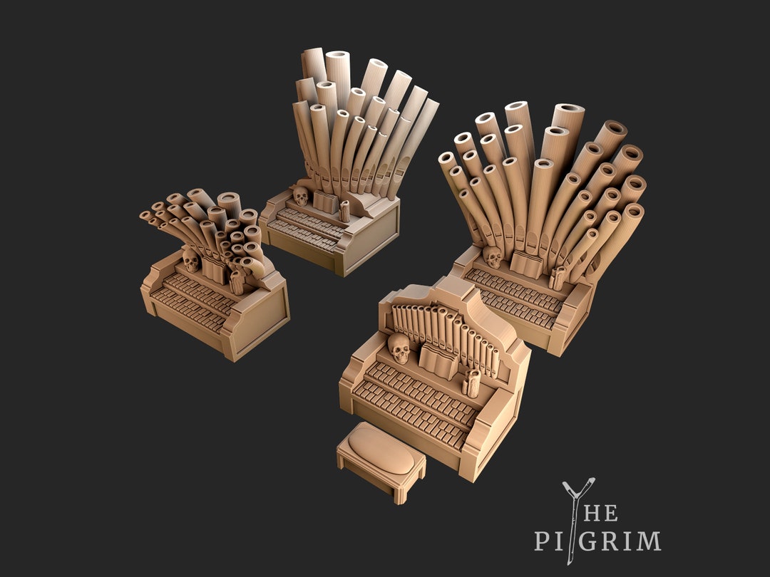 Digital STL File Download for Organs Set Tabletop Terrain - Etsy