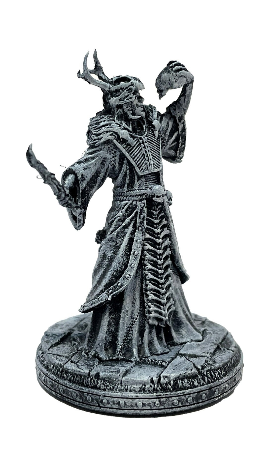 Human Necromancer With Dagger and Skull - Etsy
