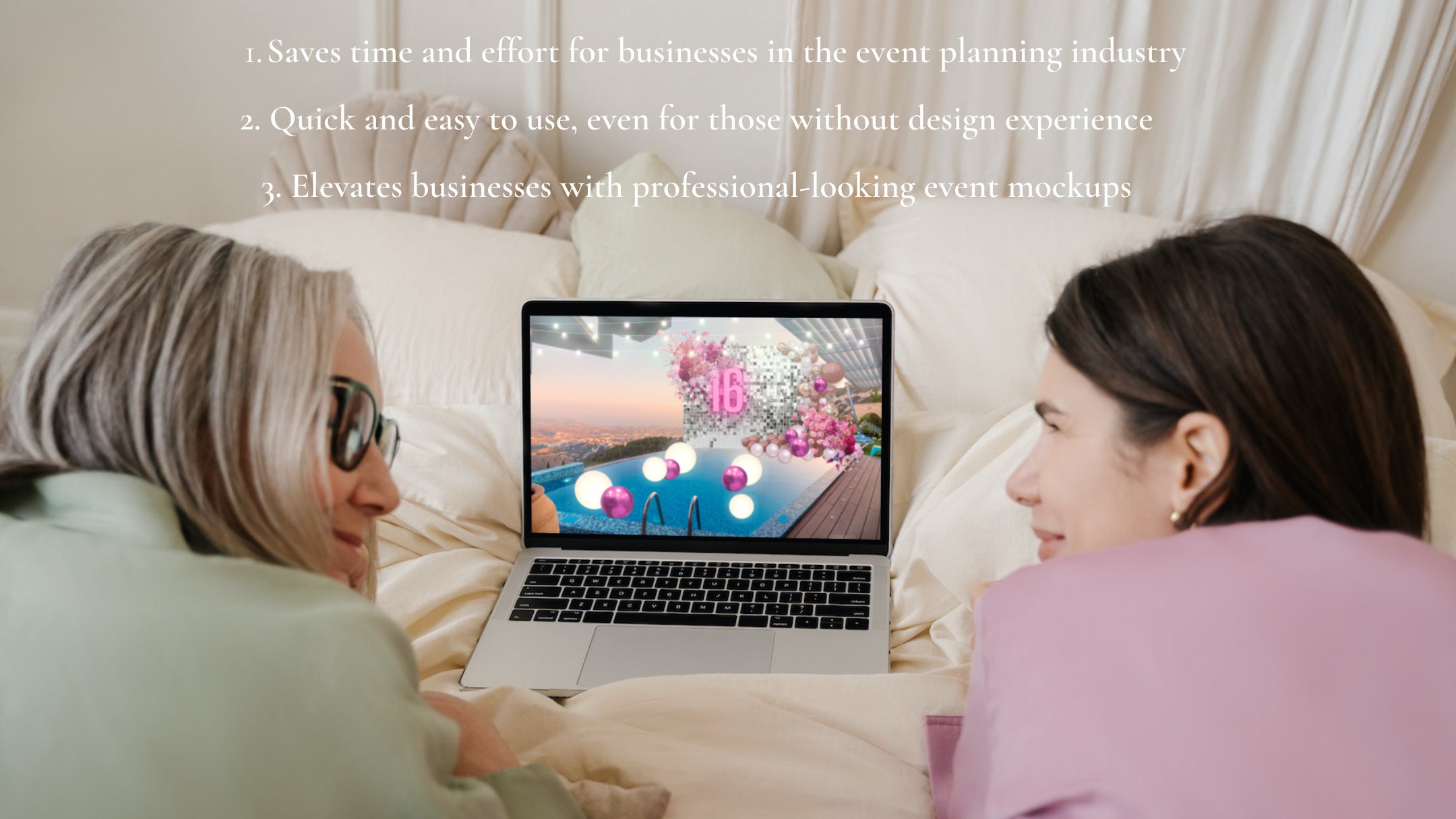 BACKDROP Digital Canva Template Wedding Event Frame Mockup Decor Party ...