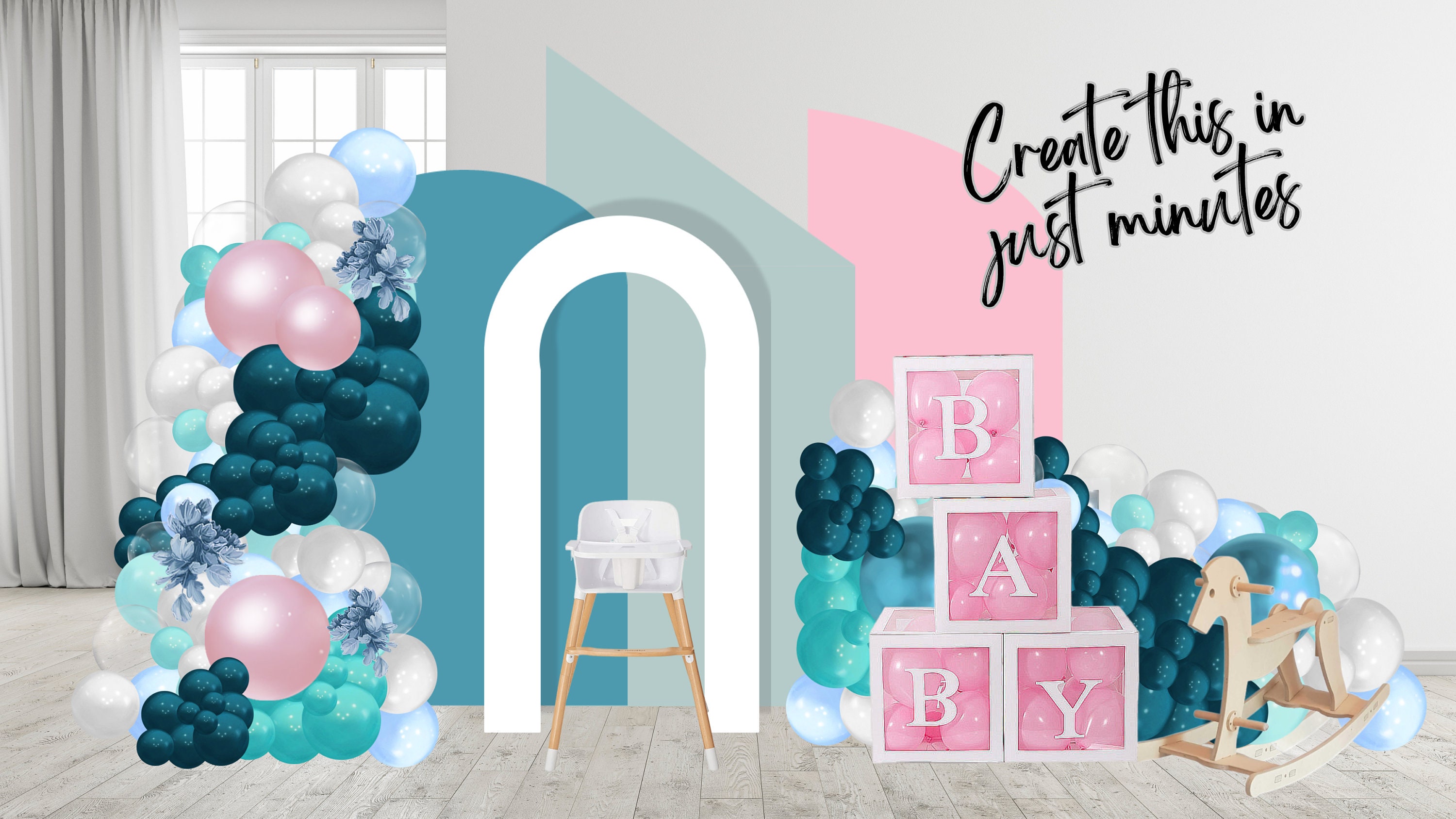 KIDS PARTY PROPS Bundle, Event Styling, Party Backdrop, Baby Shower ...