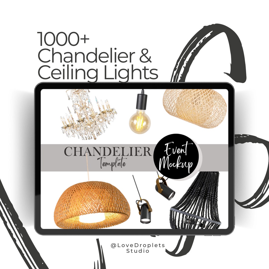 CHANDELIER Boho Lighting, Wedding Decor, Picnic Party, Elegant Lamps ...